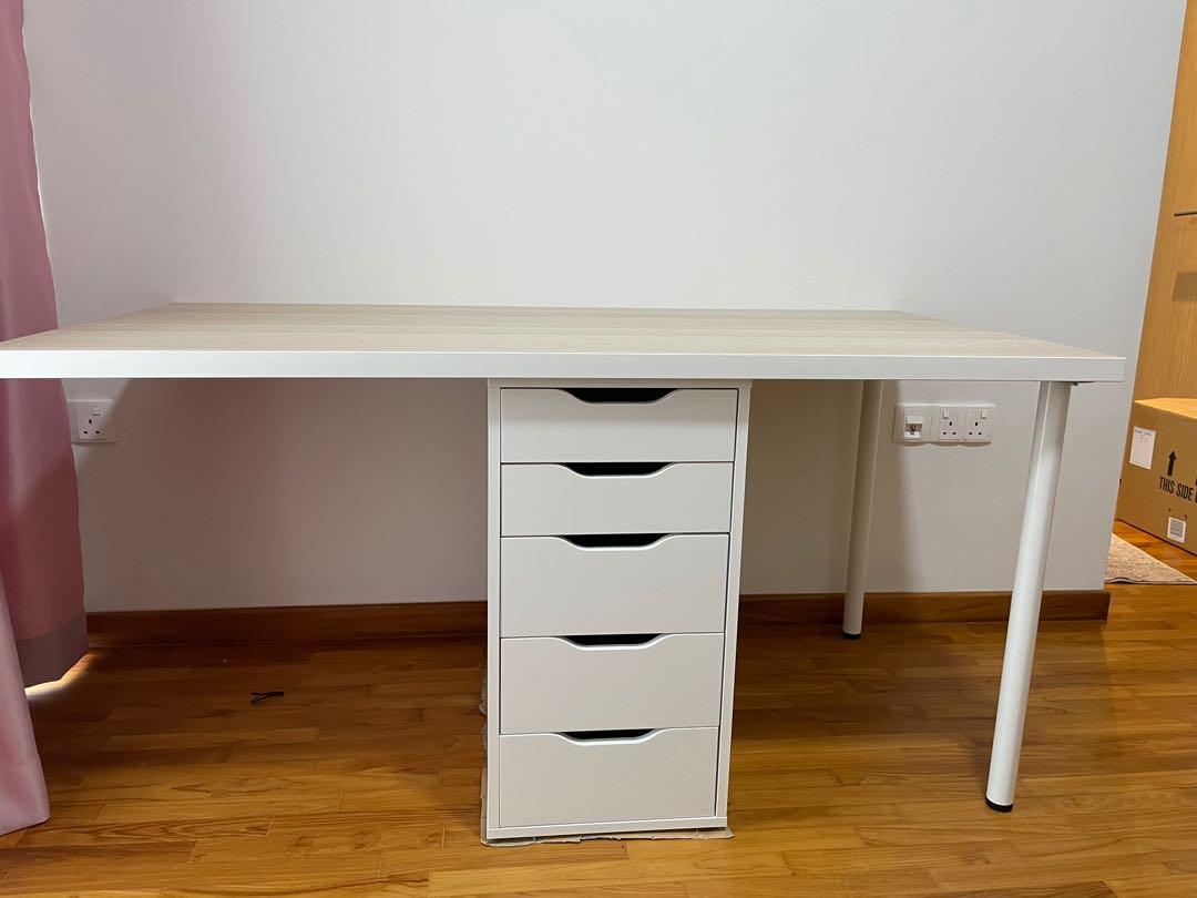 IKEA Study Table, Furniture & Home Living, Furniture, Tables & Sets on ...