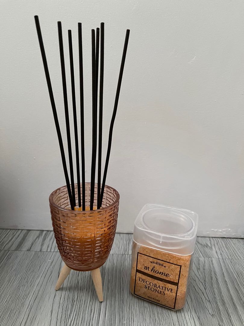 Incense Sticks with Glass Holder, Furniture & Home Living, Home ...