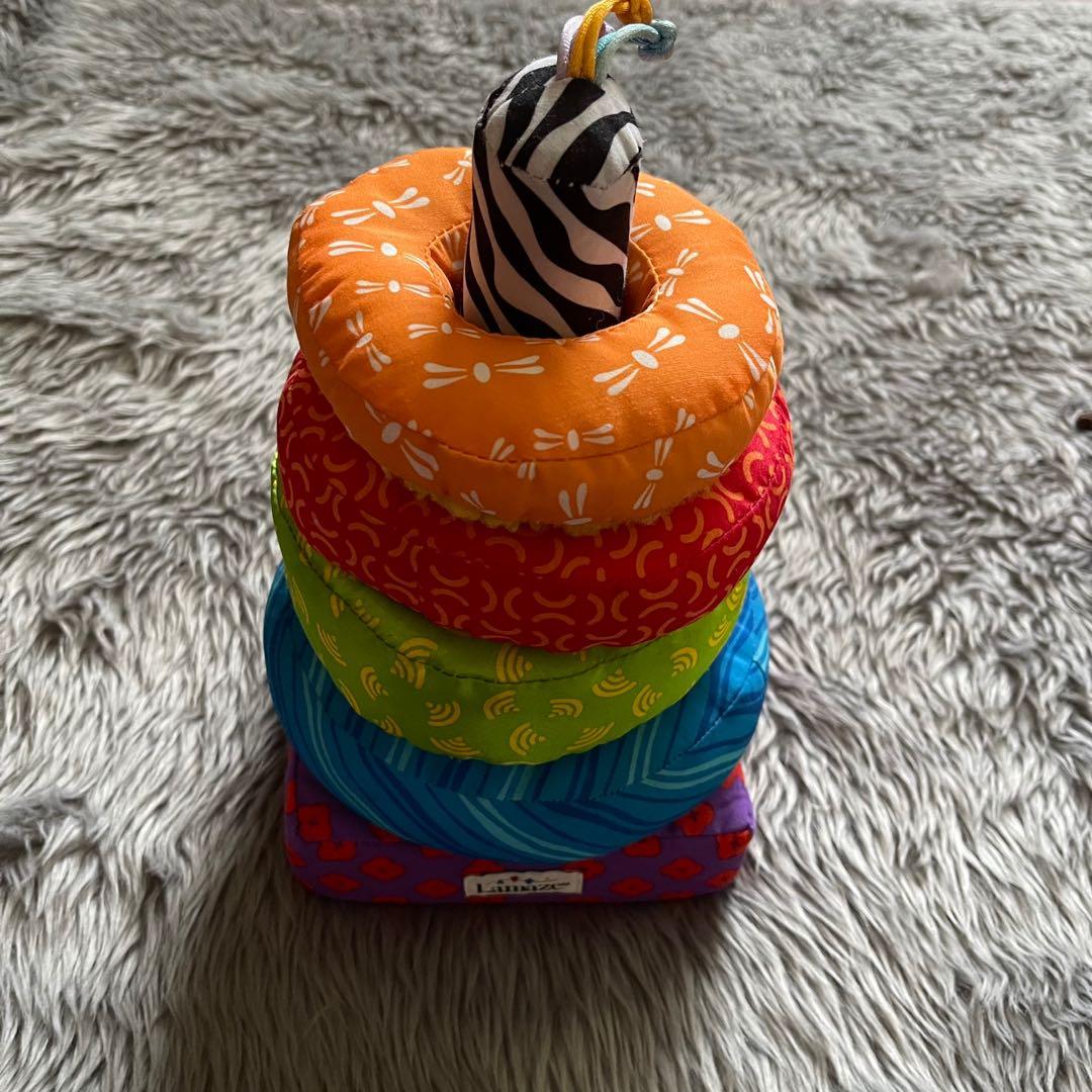 LAMAZE Rainbow Stacking Rings Toy, Babies & Kids, Infant Playtime on ...