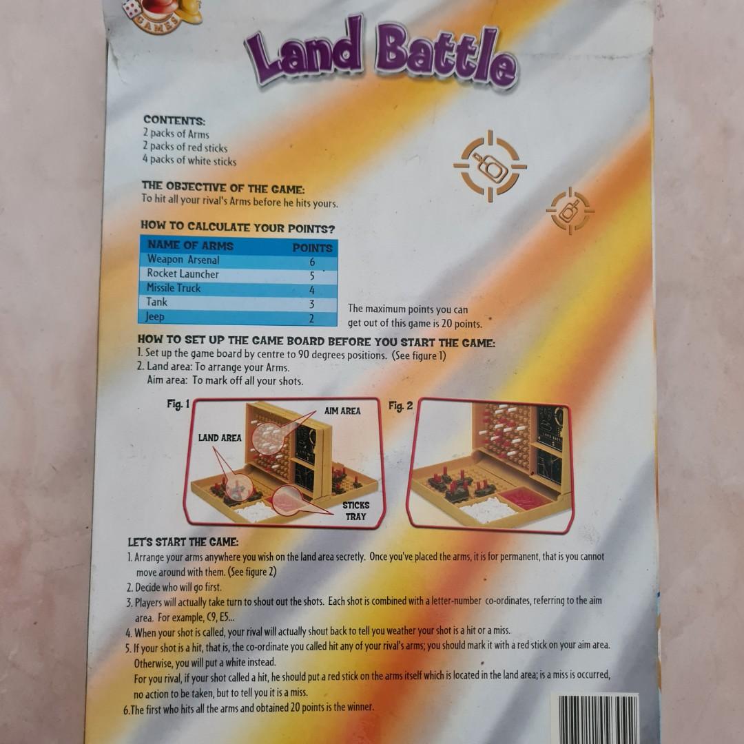 Land Battle & Snakes and Ladders Board Toys Games Puzzles, Hobbies ...