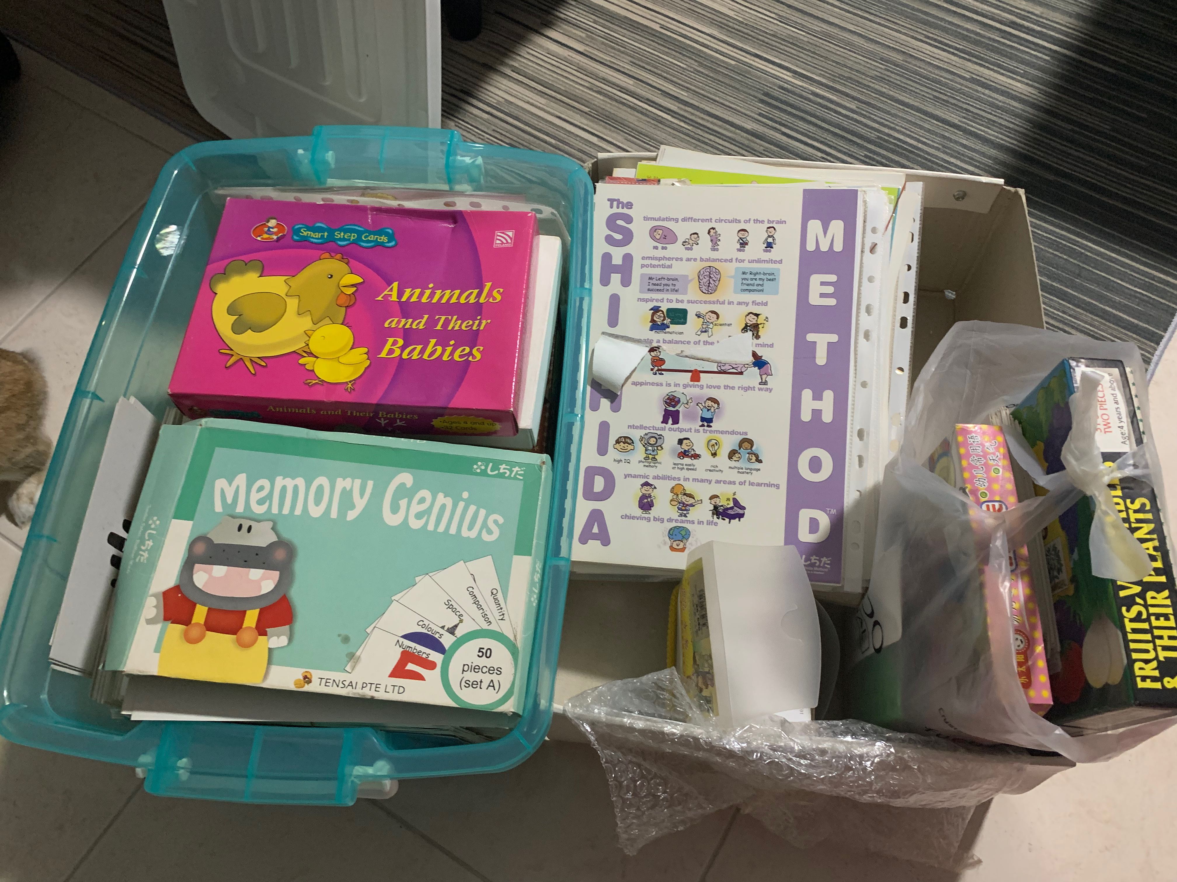 2 BIG BOXES- Learning Flash cards for kids!, Babies & Kids, Infant ...