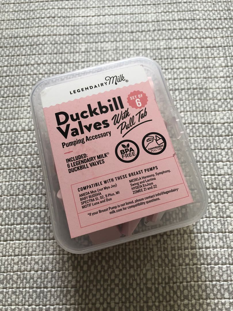 Legendairy Milk Duckbill Valves with Pull Tab in Pink, Babies & Kids ...