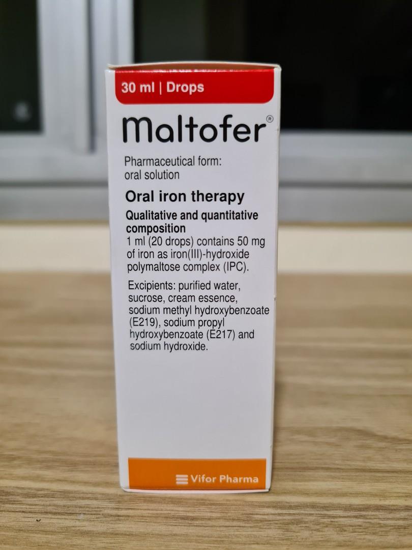 Maltofer Oral Iron Drops 30ml, Health & Nutrition, Health Supplements ...