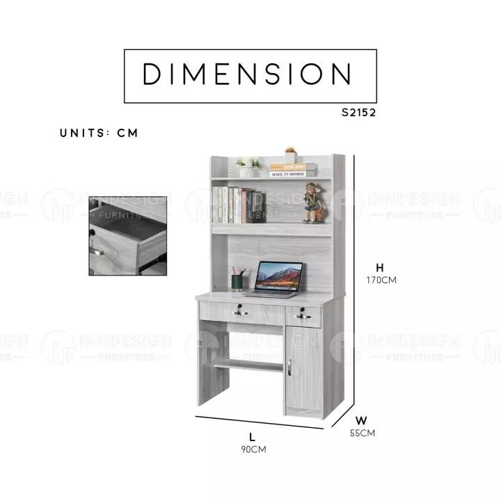 MDF Study Table / Study Desk computer desk, Furniture & Home Living ...