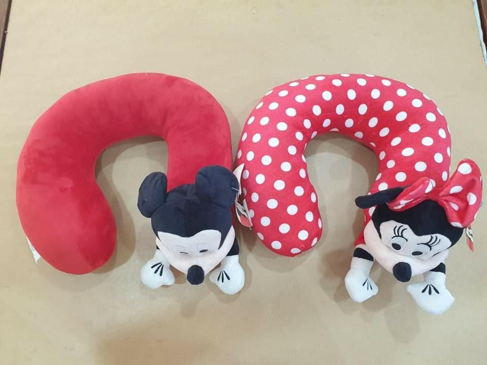 Mickey Mouse Neck Pillow, Furniture & Home Living, Home Decor, Cushions ...