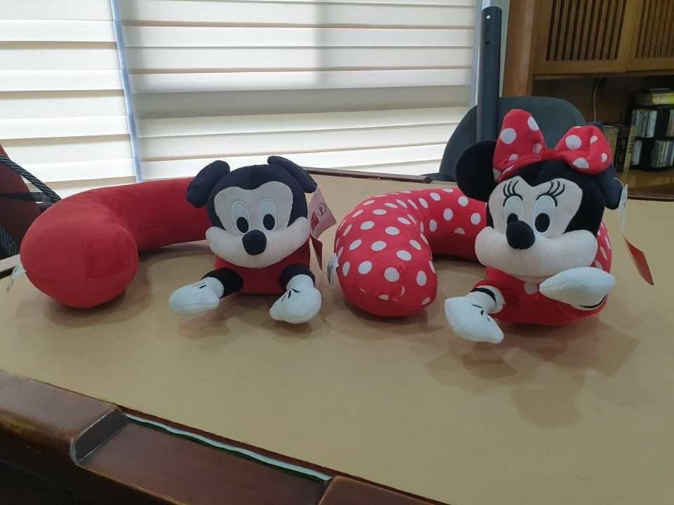 Mickey Mouse Neck Pillow, Furniture & Home Living, Home Decor, Cushions ...