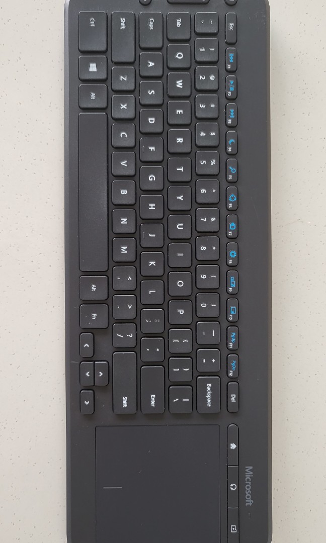 Microsoft Wireless All-In-One Media Keyboard, Black, Computers & Tech ...