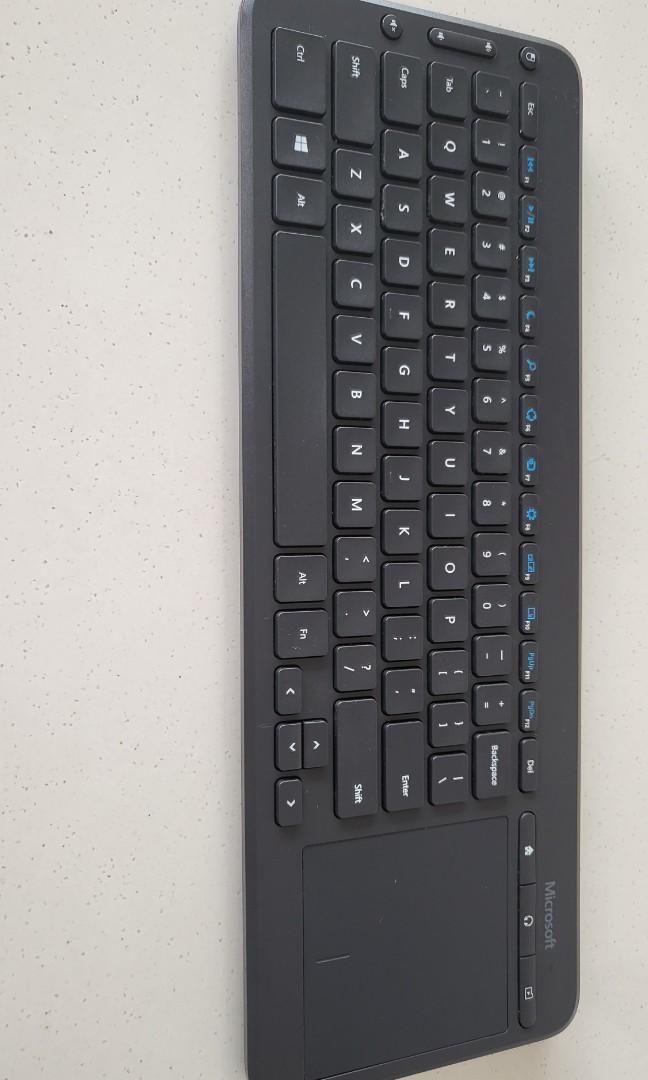 Microsoft Wireless All-In-One Media Keyboard, Black, Computers & Tech ...