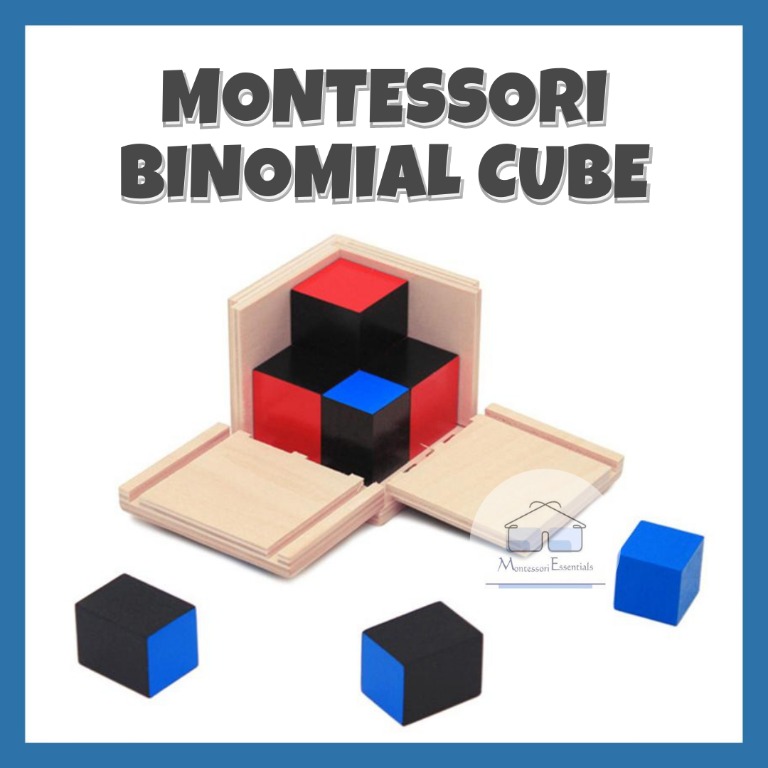 Montessori Binomial Cube, Hobbies & Toys, Toys & Games on Carousell