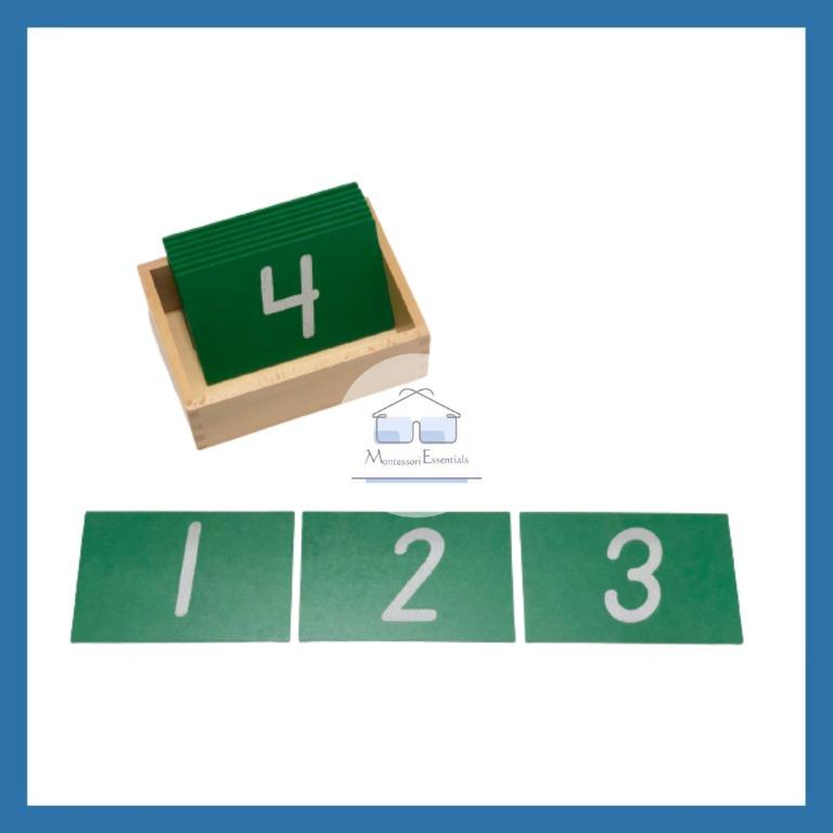 Montessori Sandpaper Numbers (0-9), Hobbies & Toys, Toys & Games on ...