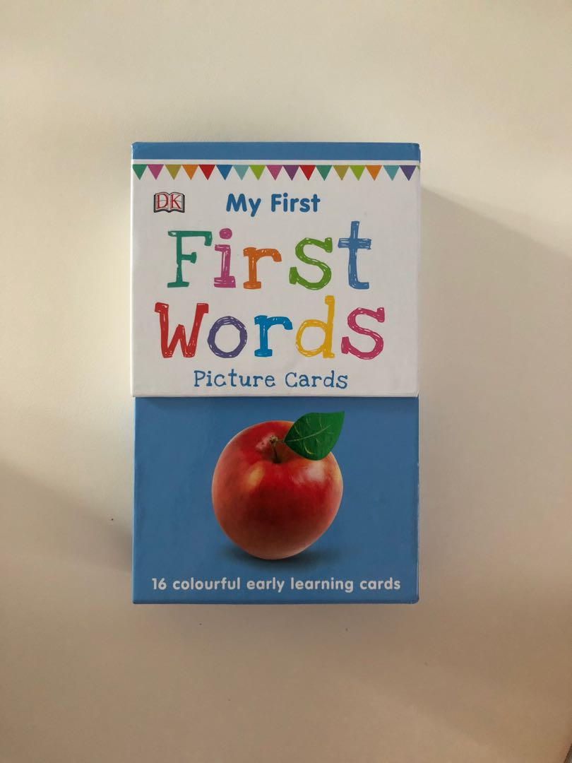 My First Words Baby Picture Cards, Hobbies & Toys, Books & Magazines ...