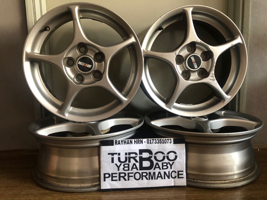 Original Rim Enkei Cedia Ralliart, Auto Accessories on Carousell