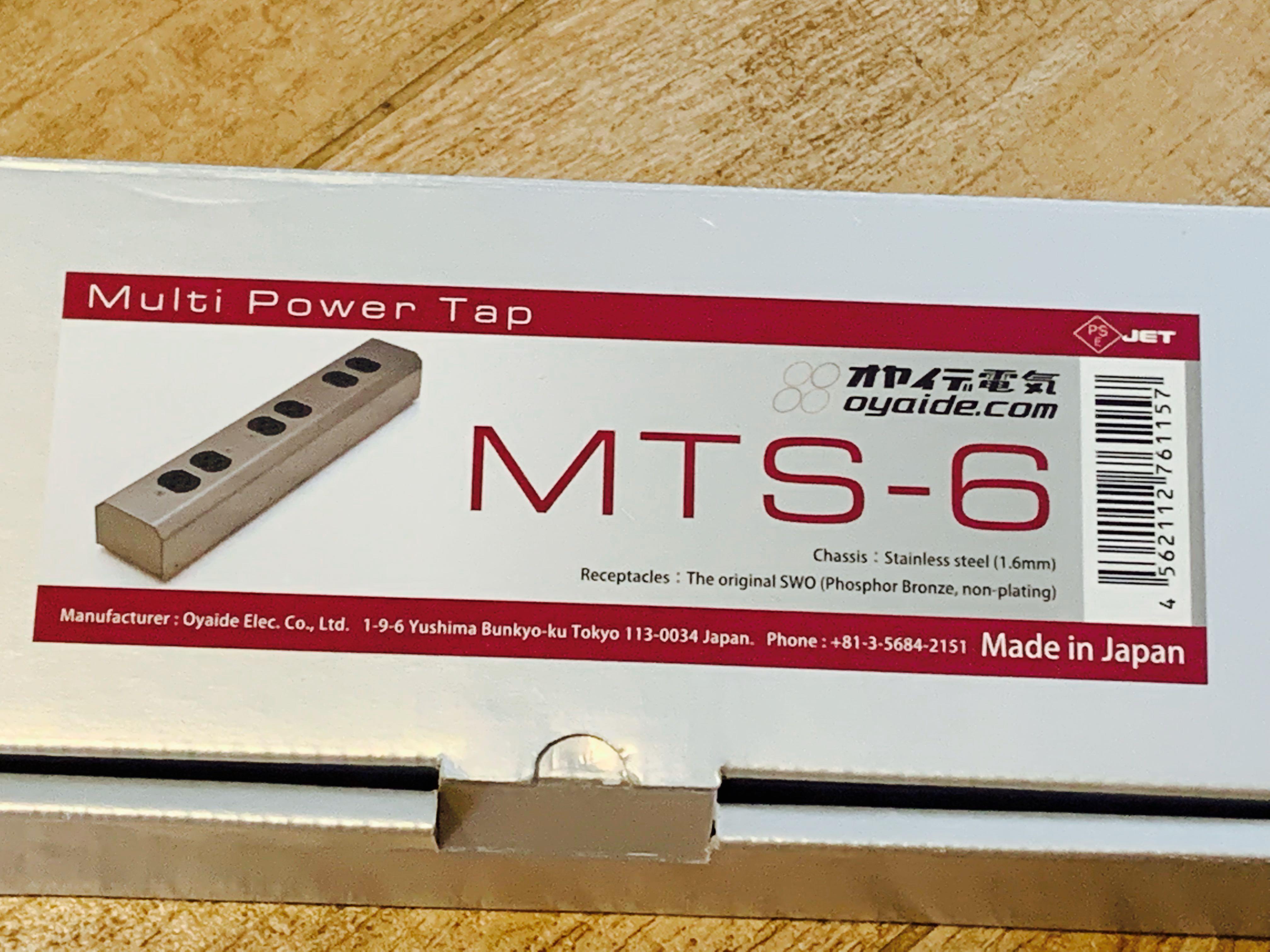 Oyaide MTS-6 六位美式音響拖板，Made in Japan, 音響器材, 其他音響配件及設備 - Carousell