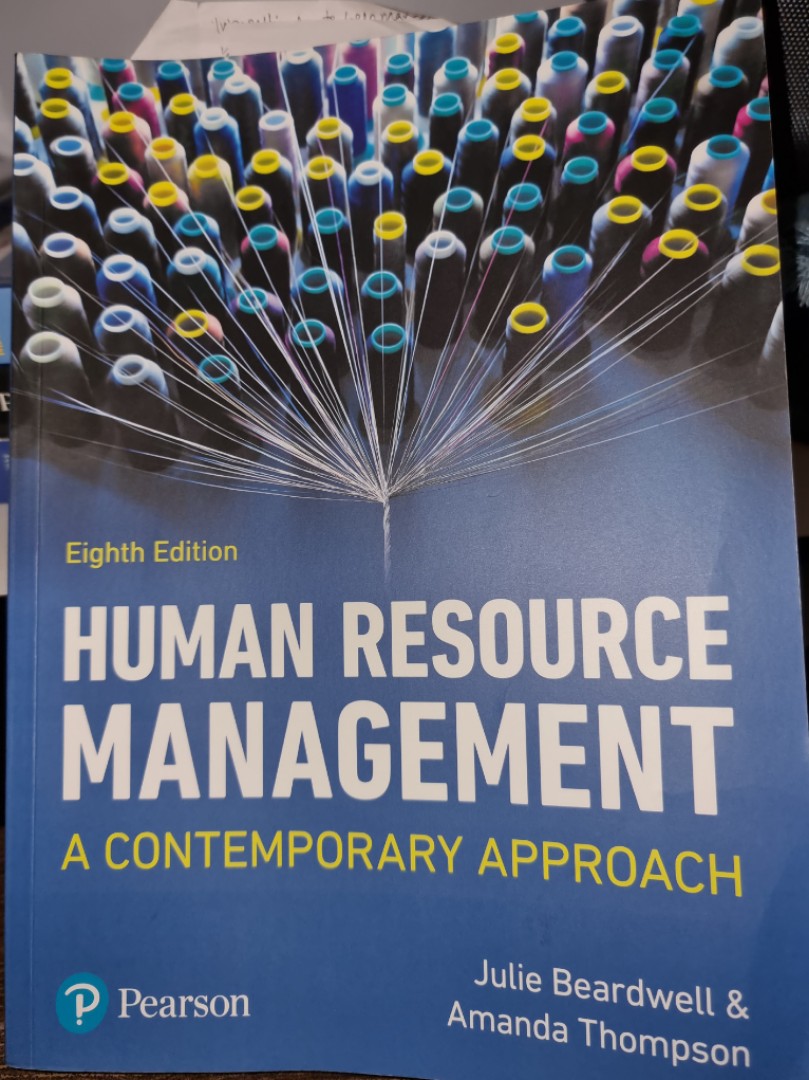 PEARSON Human Resource Management Textbook, Hobbies & Toys, Books & Magazines, Textbooks on ...