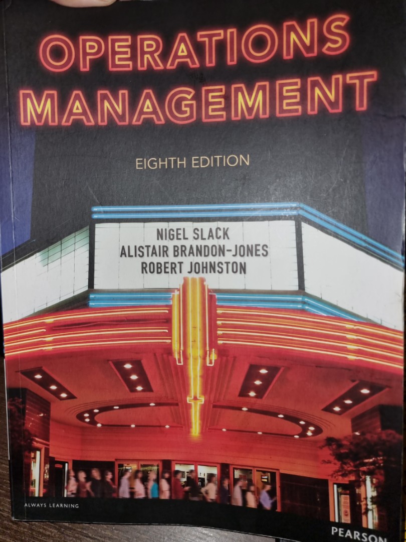 PEARSON Operations Management Textbook, Hobbies & Toys, Books ... PEARSON Operations Management Textbook, Hobbies & Toys, Books ...