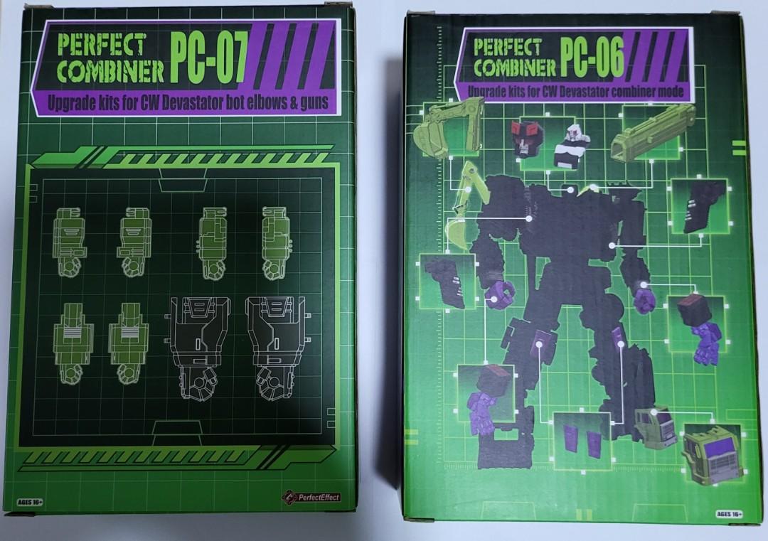 Perfect Effect PC-06 & PC-07 Combiner Wars Devastator Upgrade Kits ...