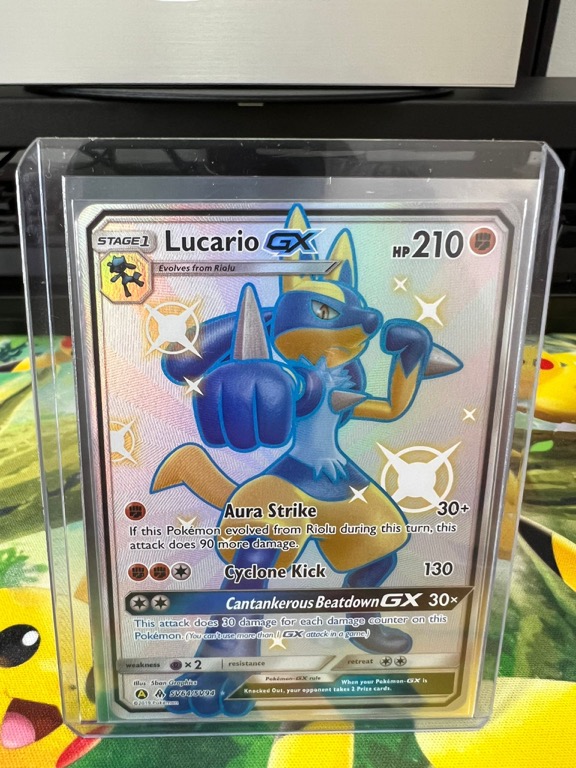 POKEMON TCG LUCARIO GX SHINY CARD, Hobbies & Toys, Toys & Games on ...