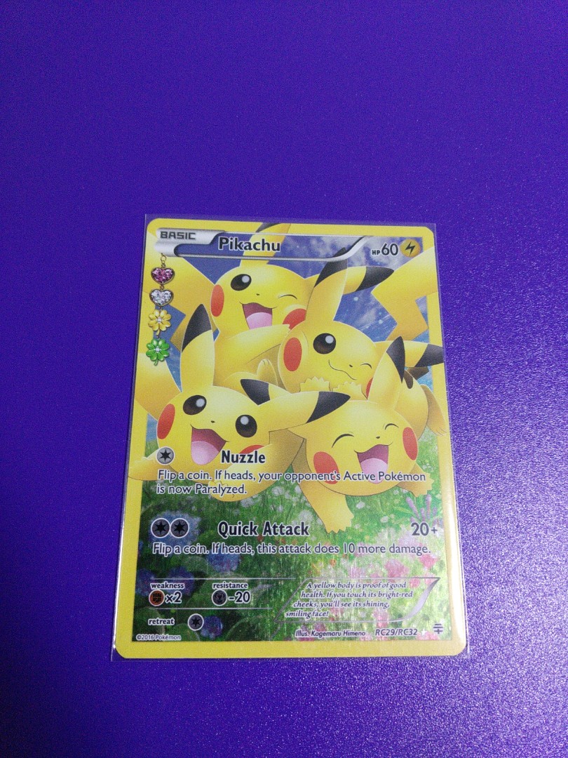 Pokemon TCG Pikachu Full Art Ultra Rare - Generations, Hobbies & Toys ...