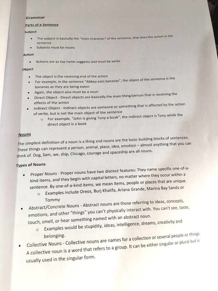 PSLE English revision notes, Hobbies & Toys, Books & Magazines ...