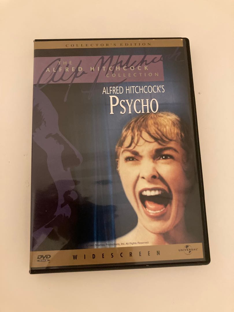 “Psycho” Movie DVD, 興趣及遊戲, 音樂樂器 & 配件, 音樂與媒體 - CD 及 DVD on Carousell