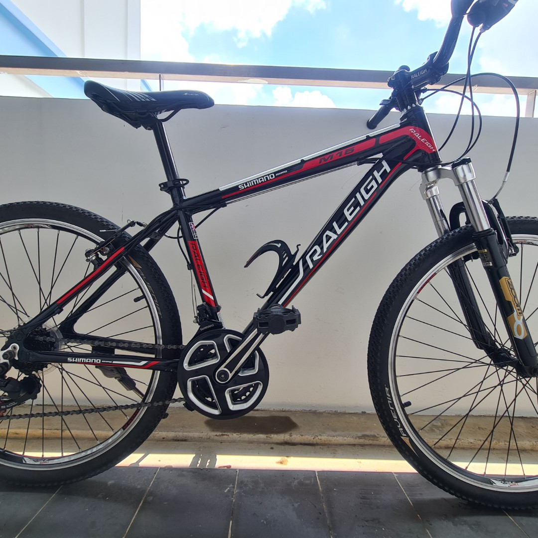 Raleigh M15 Shimano Front Suspension Mountain Bike Bicycle, Sports ...