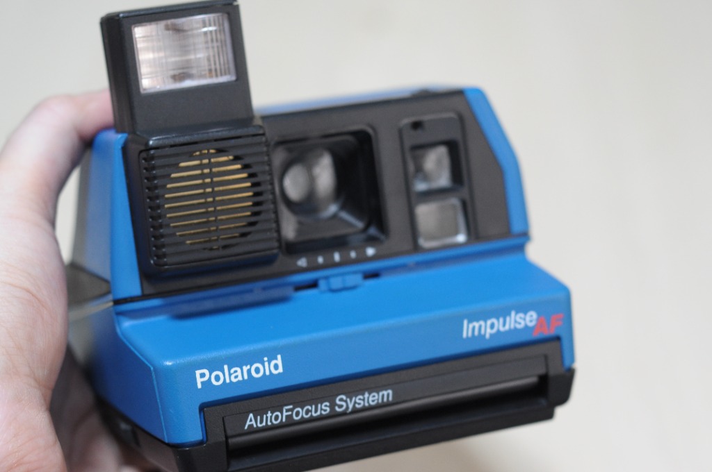 [Rare] Polaroid Impulse AF BLUE Camera #1, Photography, Cameras on ...