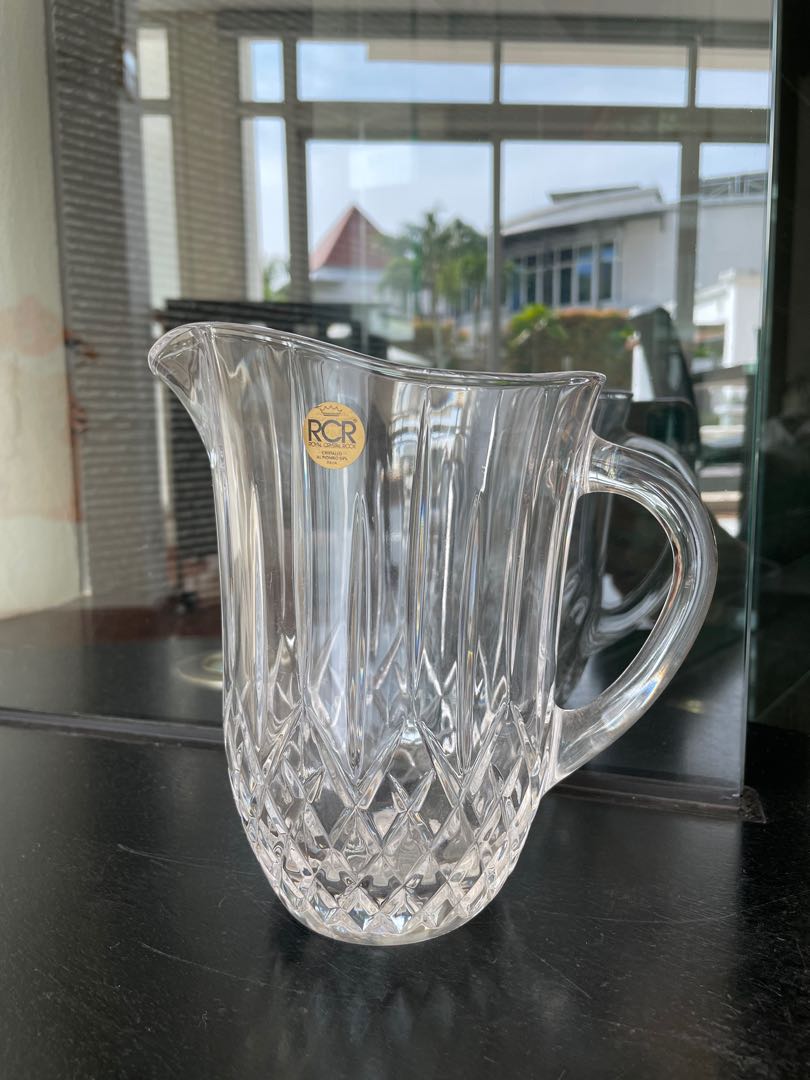 RCR crystal jug, Furniture & Home Living, Kitchenware & Tableware ...