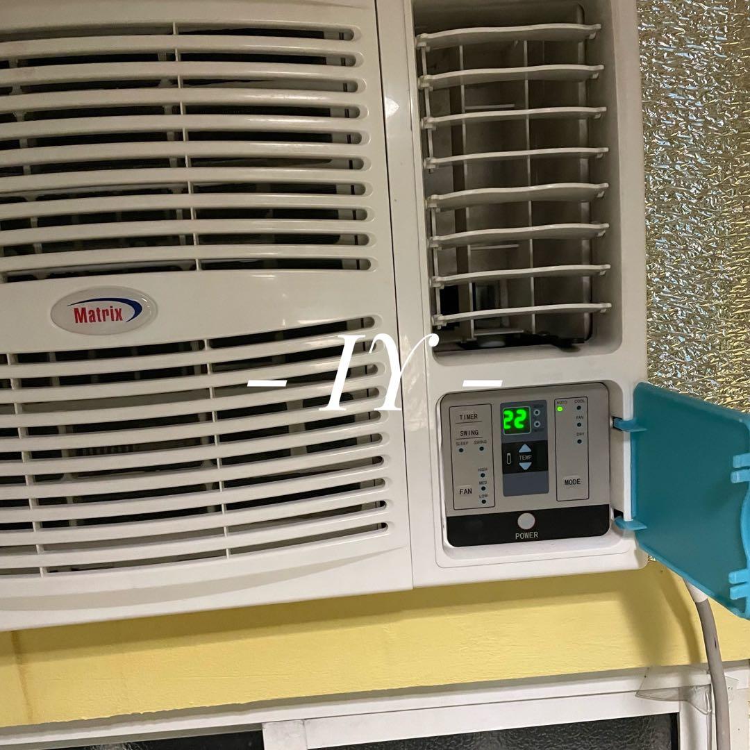 RUSH! Matrix (Midea) Window Type Aircon, TV & Home Appliances, Air ...