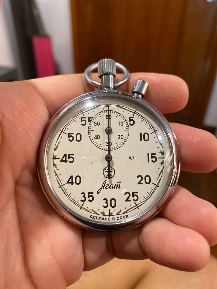 Russian Stopwatch, Luxury, Watches on Carousell