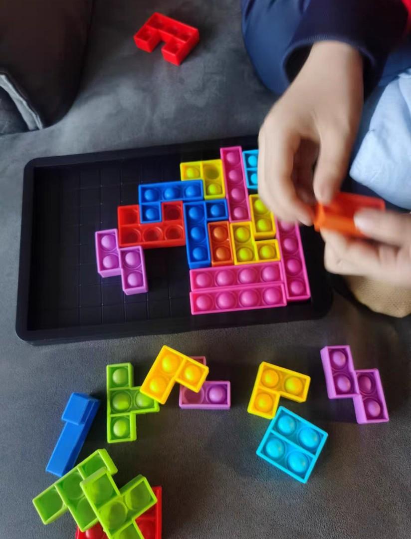 [SG Ready Stock]Pop it Block Puzzles, Hobbies & Toys, Toys & Games on ...