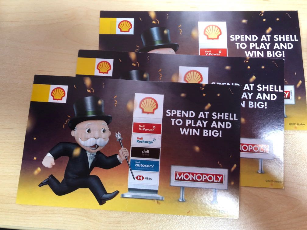 Shell Monopoly, Tickets & Vouchers, Event Tickets on Carousell