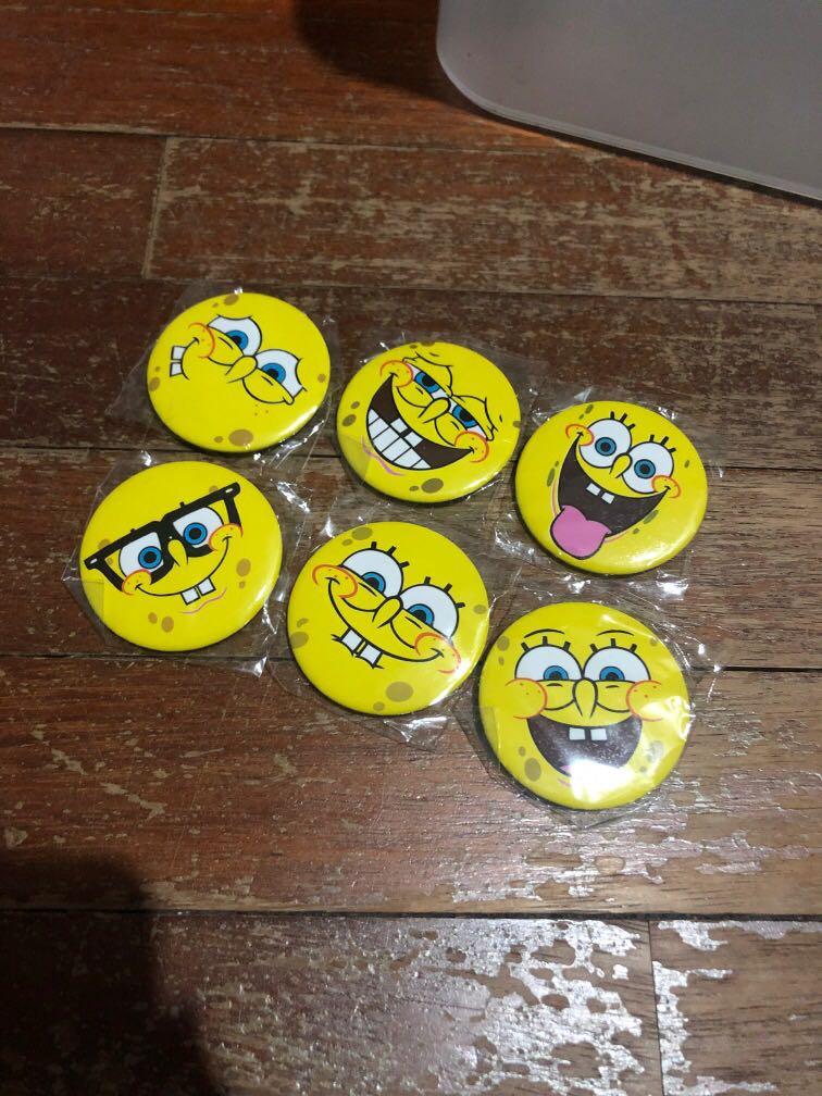 Spongebob Badges, Hobbies & Toys, Stationery & Craft, Stationery ...