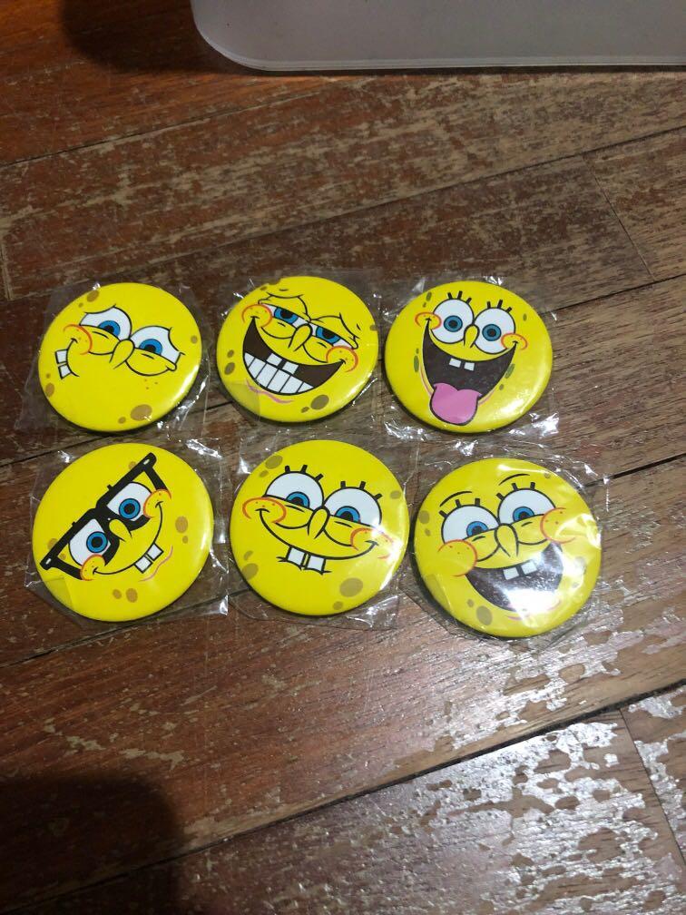 Spongebob Badges, Hobbies & Toys, Stationery & Craft, Stationery ...