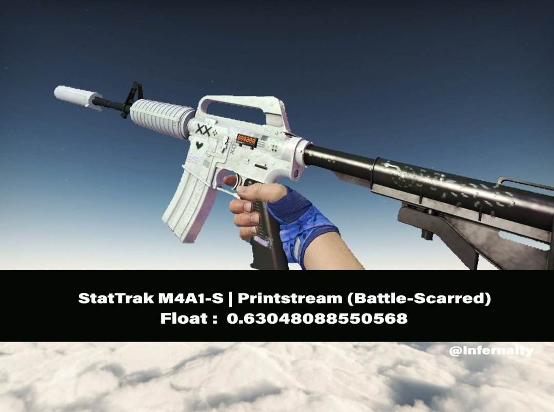 StatTrak M4A1-S Printstream BS CSGO SKINS KNIVES, Video Gaming, Gaming ...