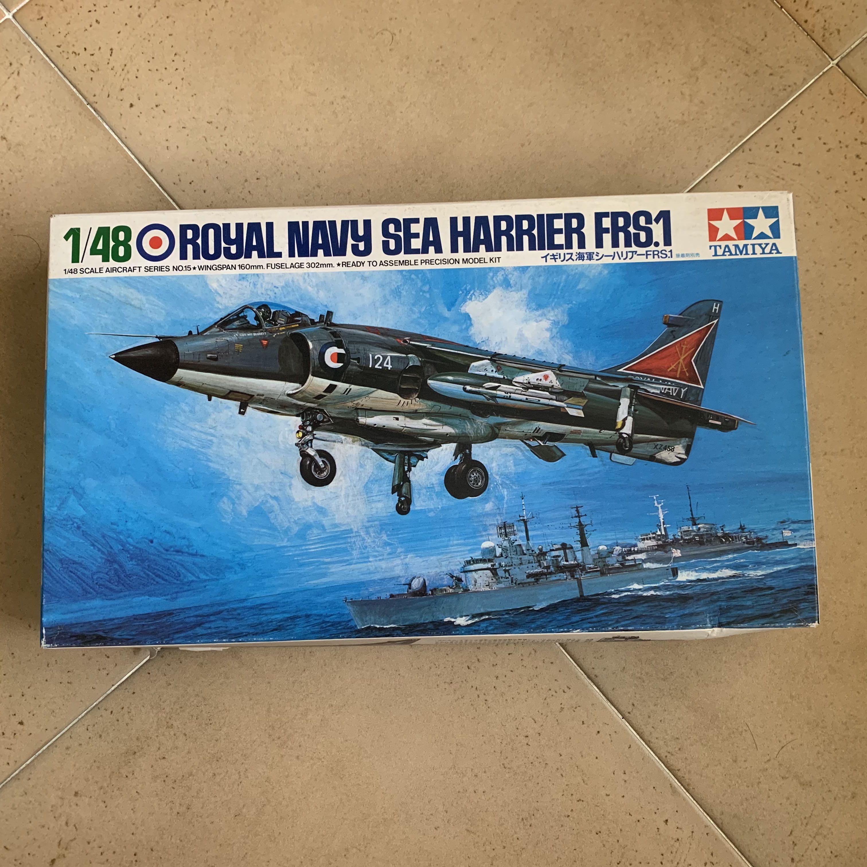 TAMIYA Royal Navy Sea Harrier Model Kit 1/48 Unbuilt, Hobbies & Toys ...