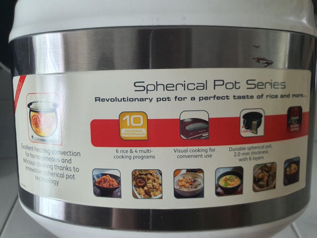 Tefal spherical pot rice cooker, TV & Home Appliances, Kitchen ...