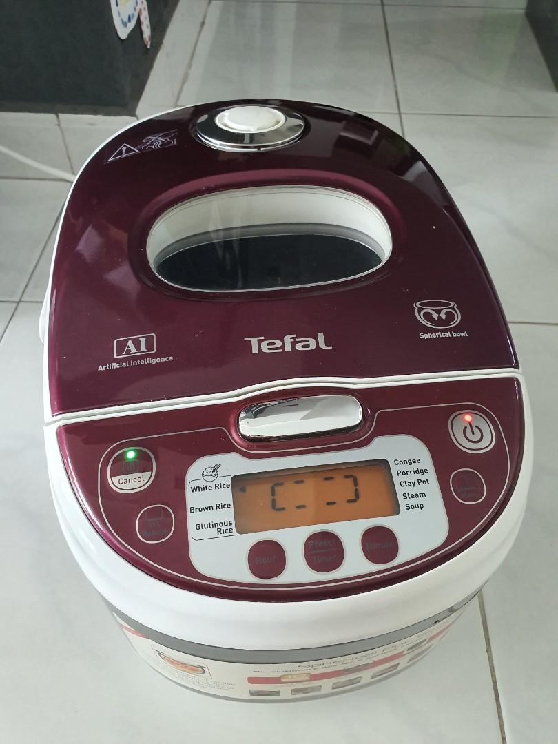 Tefal spherical pot rice cooker, TV & Home Appliances, Kitchen ...