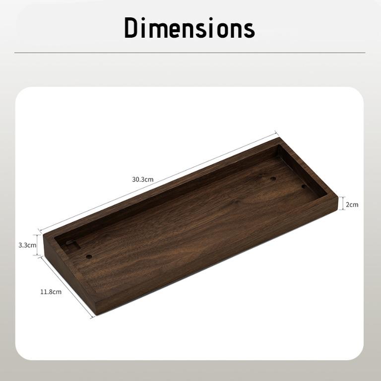 Tofu60 Walnut Wood 60% Case, Computers & Tech, Parts & Accessories ...