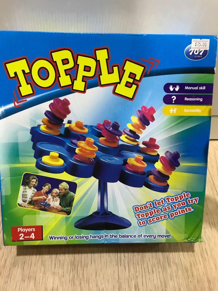 Topple game, Hobbies & Toys, Toys & Games on Carousell