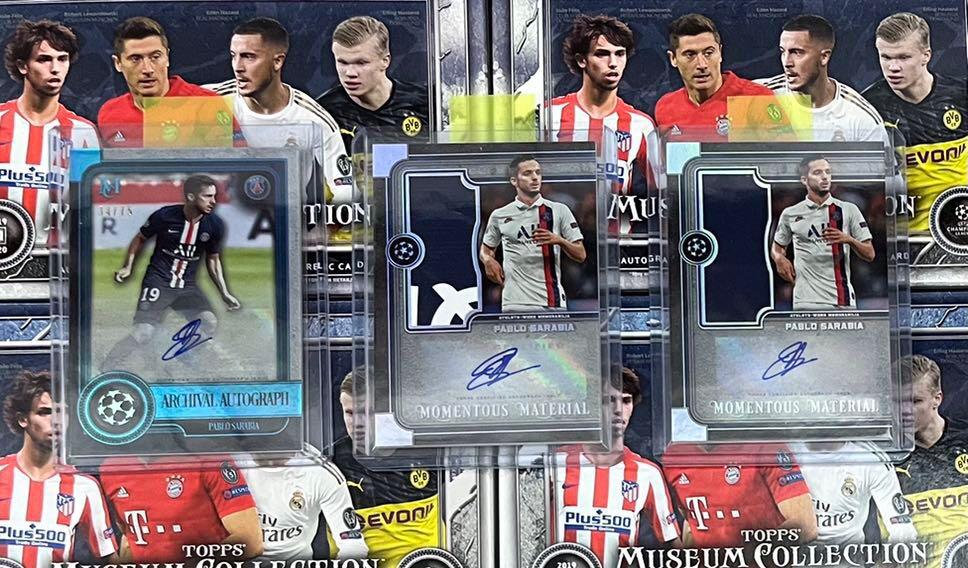 Topps 2019-2020 Champions’s League Museum Pablo Sarabia numbered ...