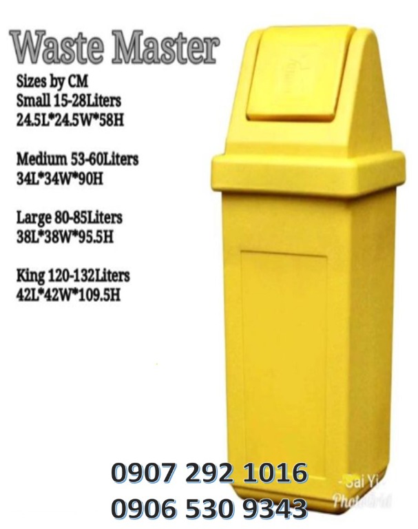 trash bin waste master bin 153, Furniture & Home Living, Cleaning ...