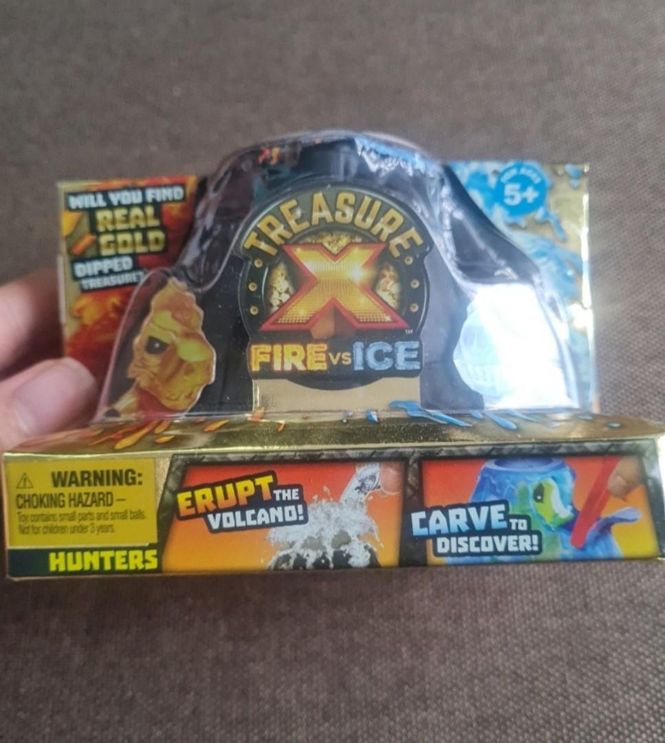 TREASURE X FIRE VS ICE : WILL YOU FIND FIRE OR ICE? - ERUPT THE VOLCANO ...
