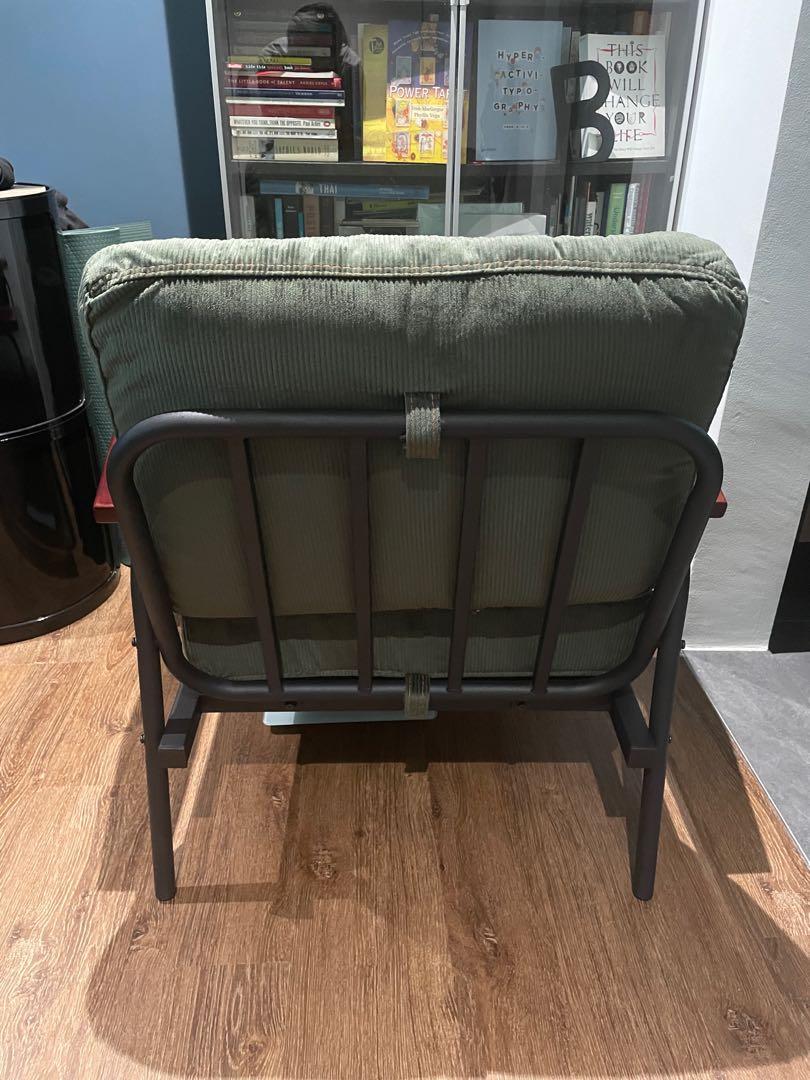 Utilitarian / Industrial Green Armchair Sofa, Furniture & Home Living ...