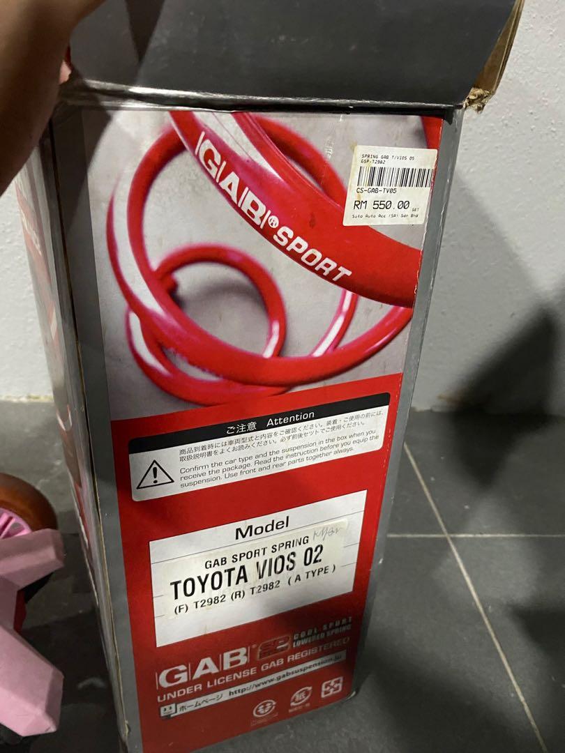 Vios performance lowered sport spring, Auto Accessories on Carousell
