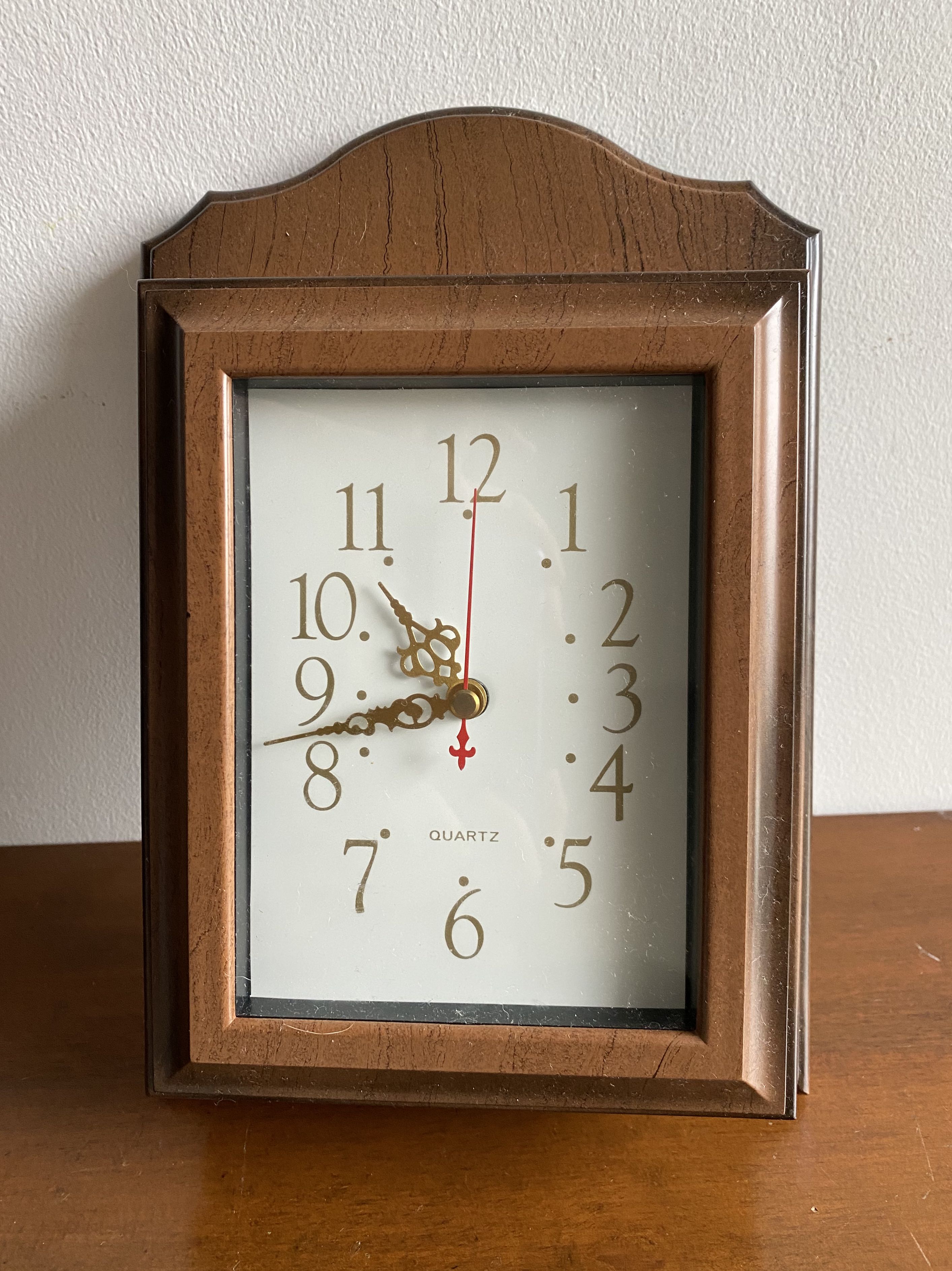 Wooden Clock with Key holder Vintage New, Furniture & Home Living, Home ...