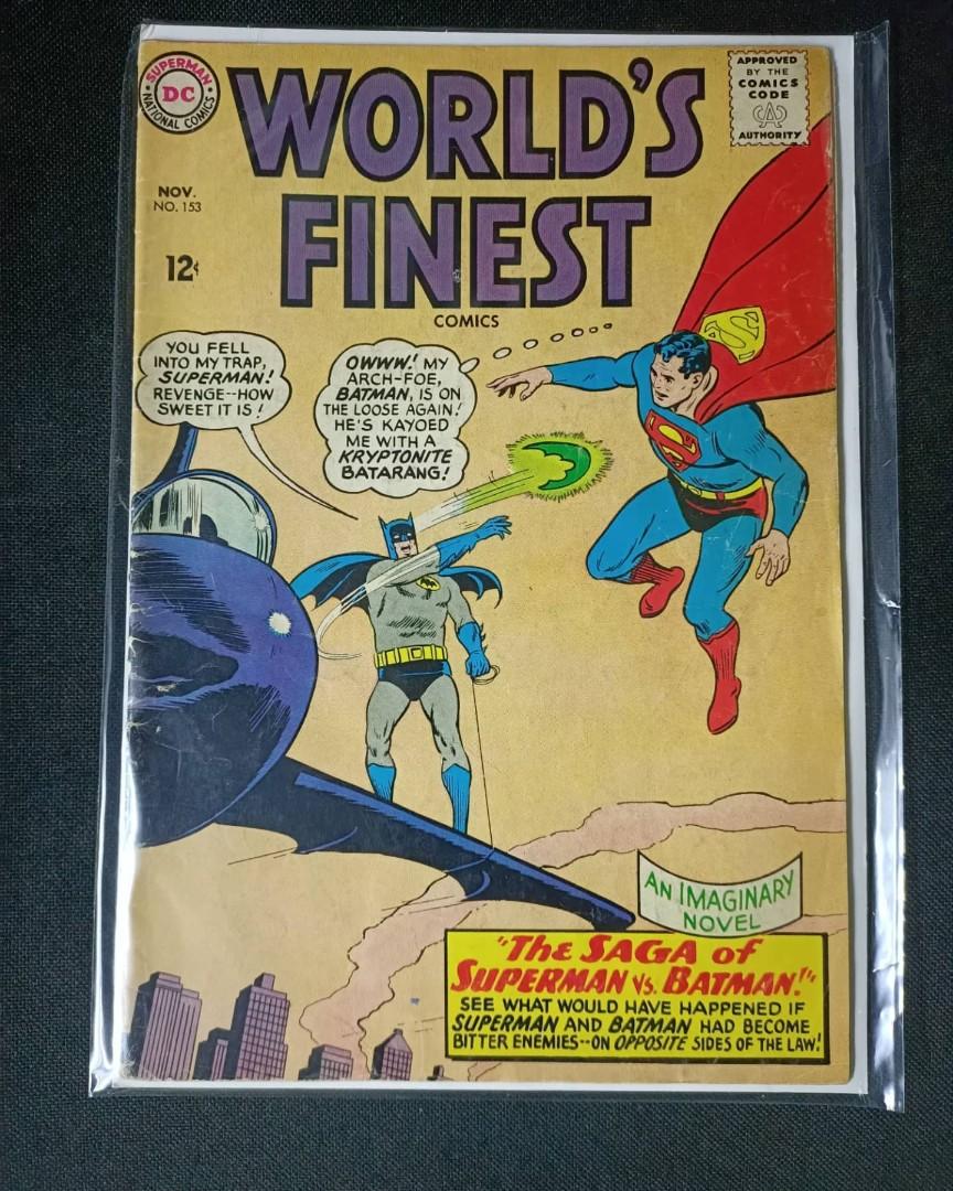 batman slap! World's Finest #153, Hobbies & Toys, Books & Magazines ...