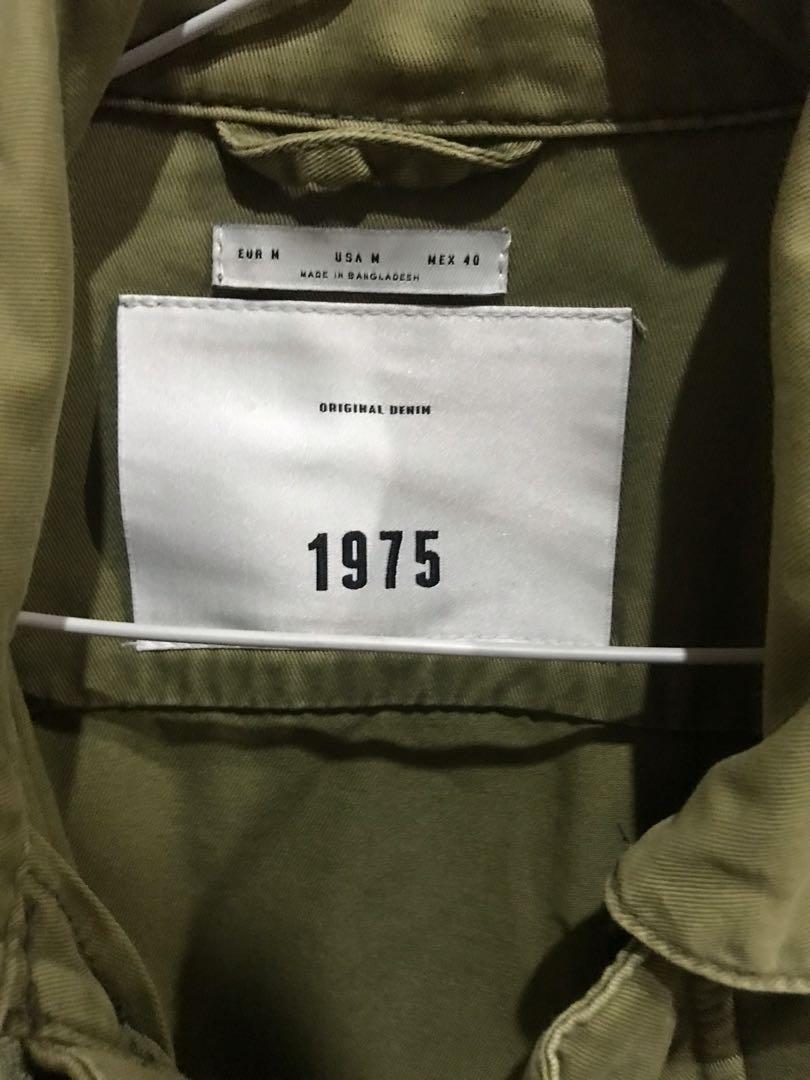 Zara 1975 Jacket rare, Fesyen Pria, Pakaian , Baju Luaran di Carousell