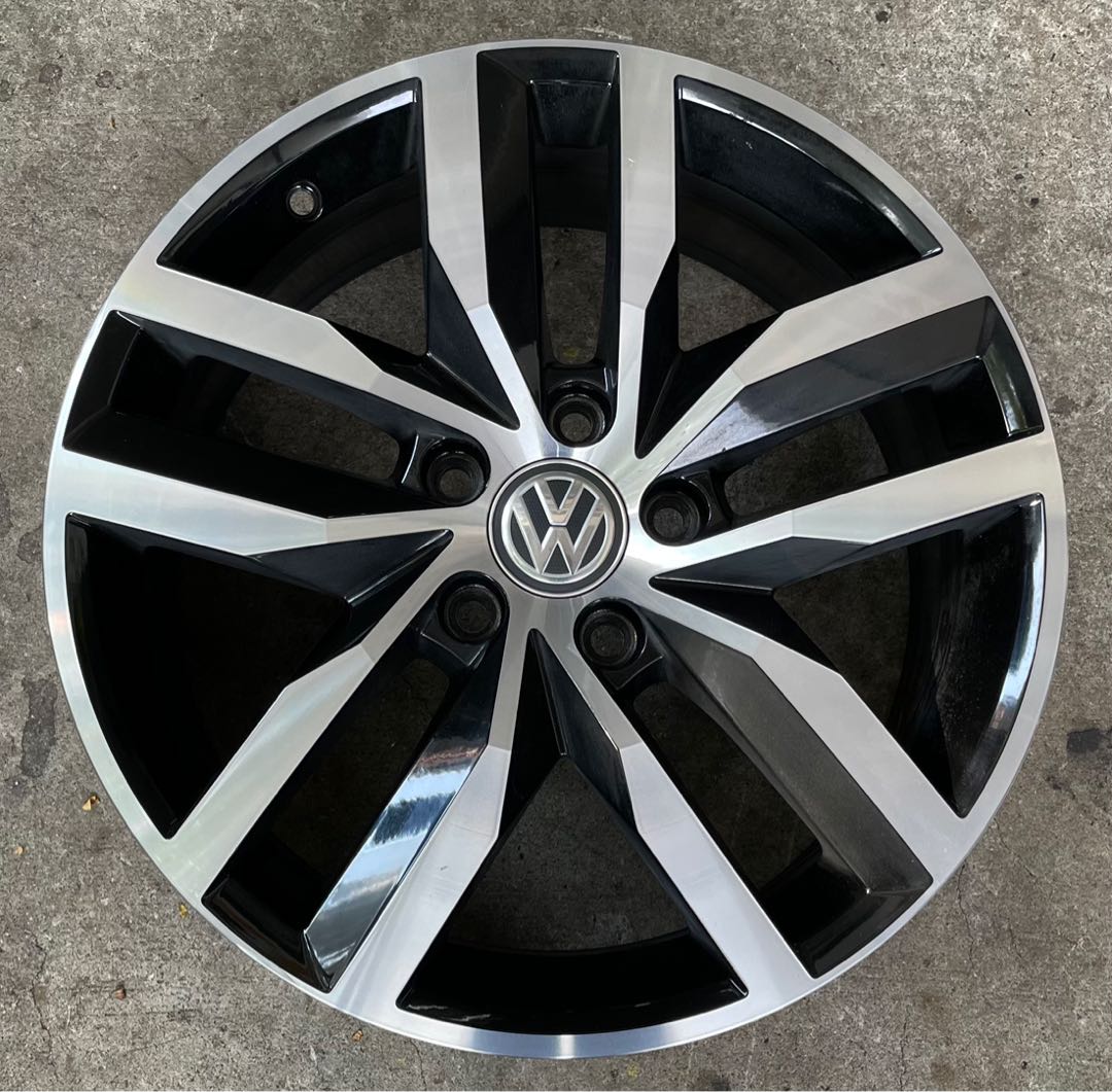 17” 5x112 VW Rim, Car Accessories, Tyres & Rims on Carousell