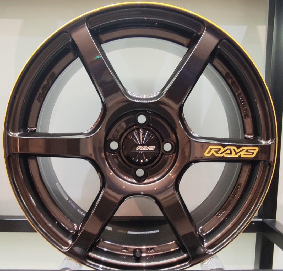 17'' RAYS 57C6 RIM, Car Accessories, Tyres & Rims on Carousell