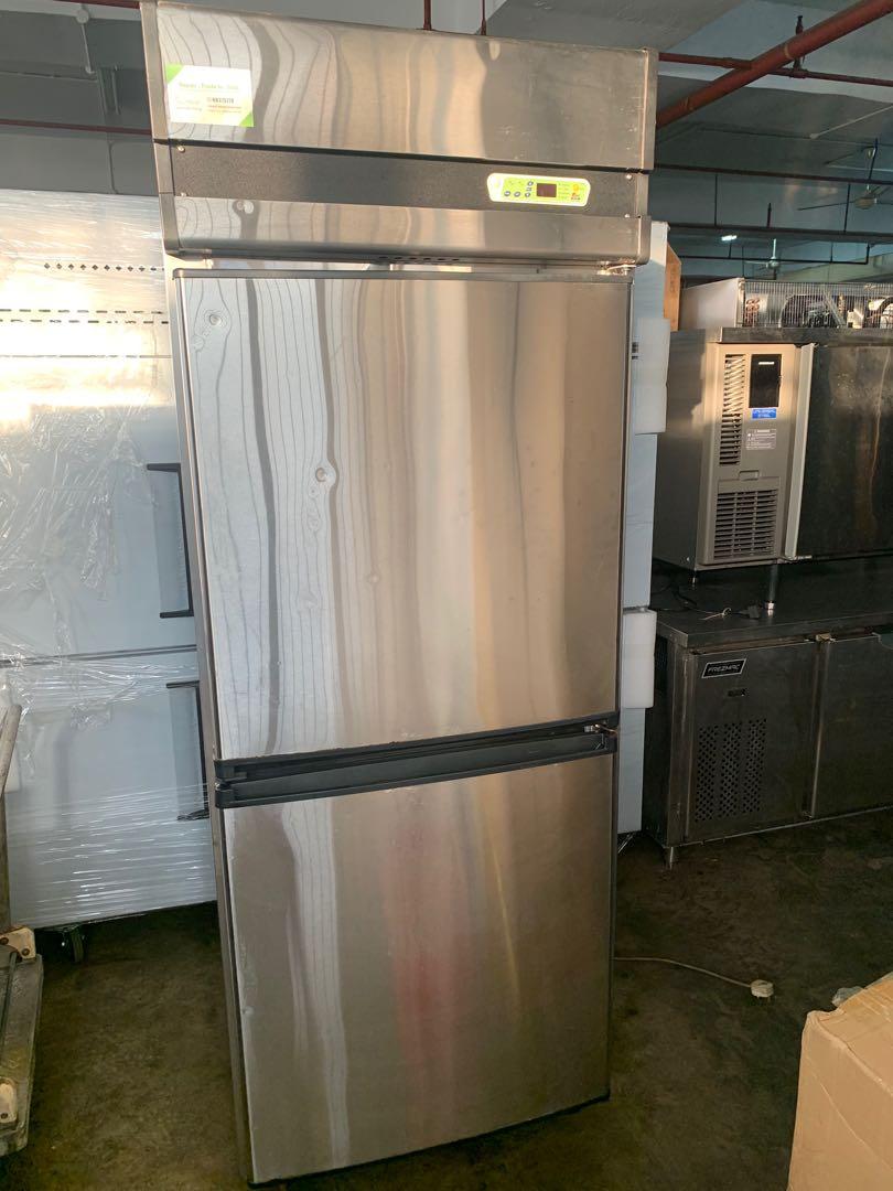 2 door upright combo. Half freezer half chiller. Blower cooling. Made ...